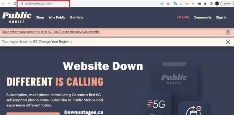 Public Mobile Down or Service Outage? Check Current outages and ...
